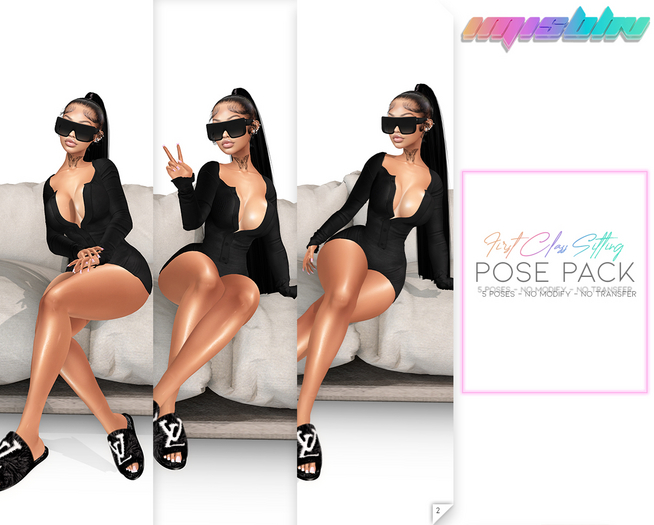 Second Life Marketplace - //IMISBHV// FIRST CLASS SITTING POSE PACK
